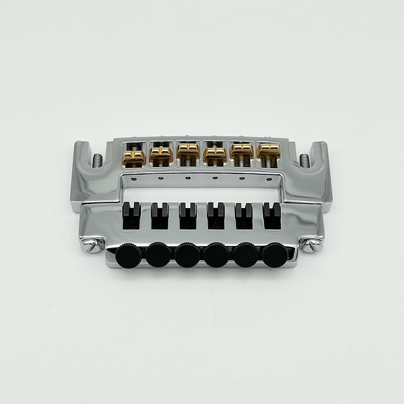 Schaller 456 Chrome Fine Tuning Bridge Tailpiece Near Mint | Reverb