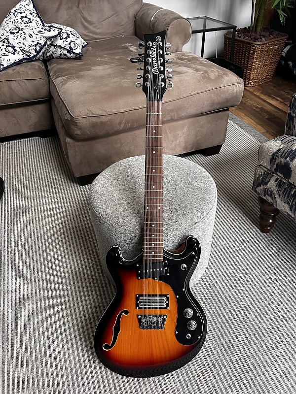 Danelectro 66-12 String 2023 - Transparent Sunburst | Reverb