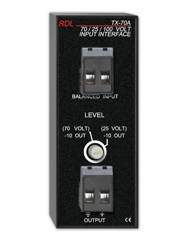 (Mint) RDL TX70A 100/70/25 Volt to Unbalanced Line-Level | Reverb