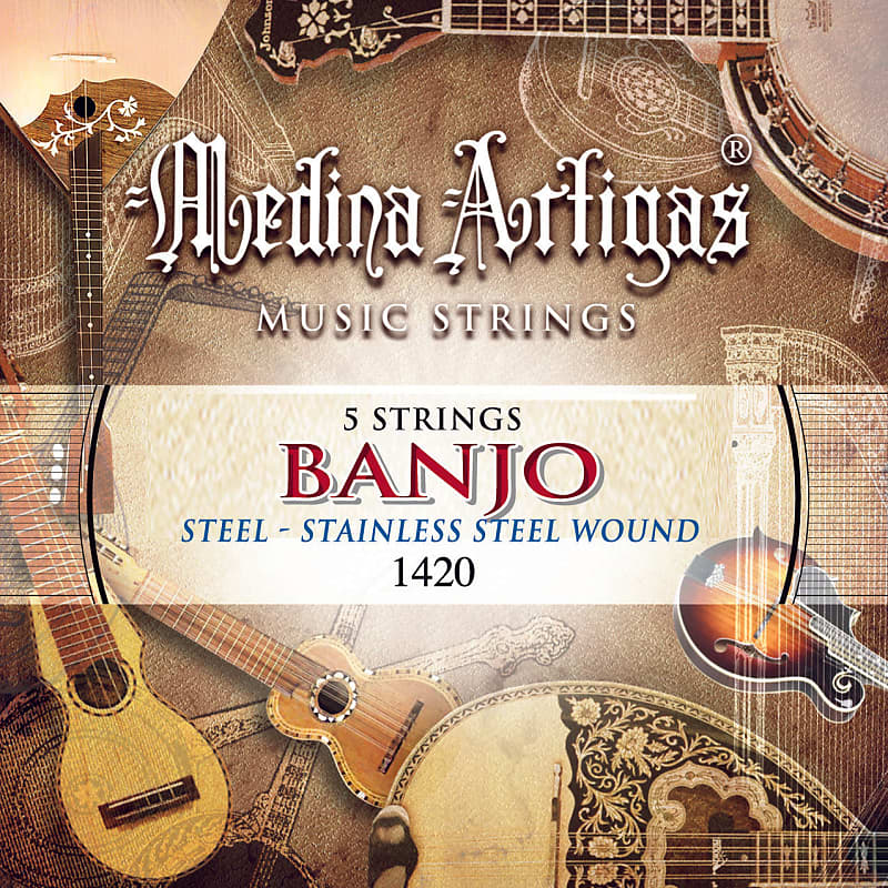 Medina Artigas BANJO TENOR 4 String Loop End Special Set | Reverb