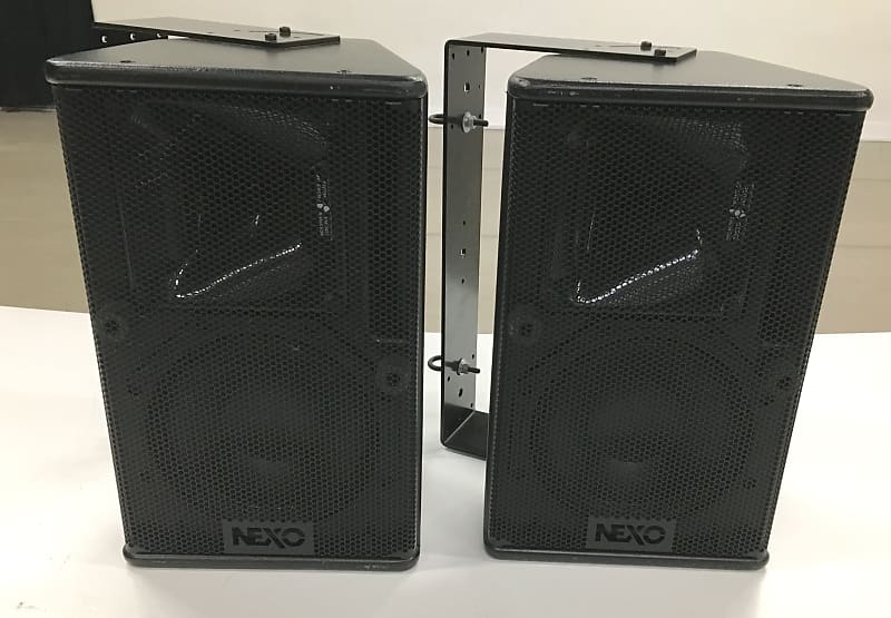 One pair Nexo PS8 Speakers with adjustable mounting brackets, | Reverb