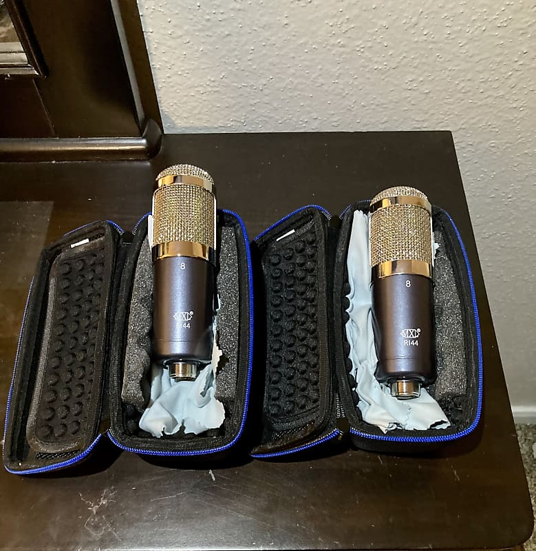 MXL R144 Ribbon Microphone Pair with Cases | Reverb