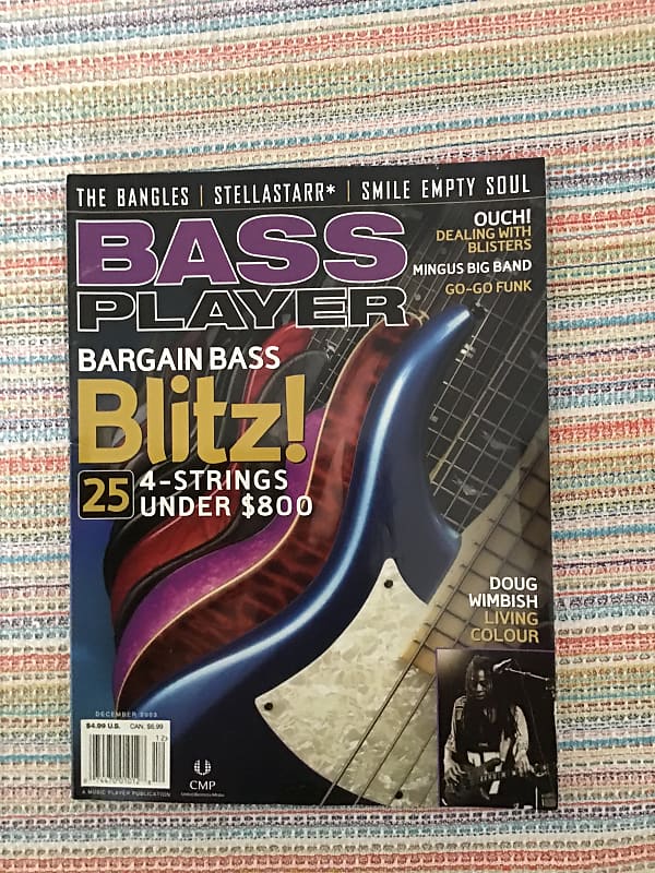 Bass Player Magazine Back Issue December 2003: Bargain Bass | Reverb