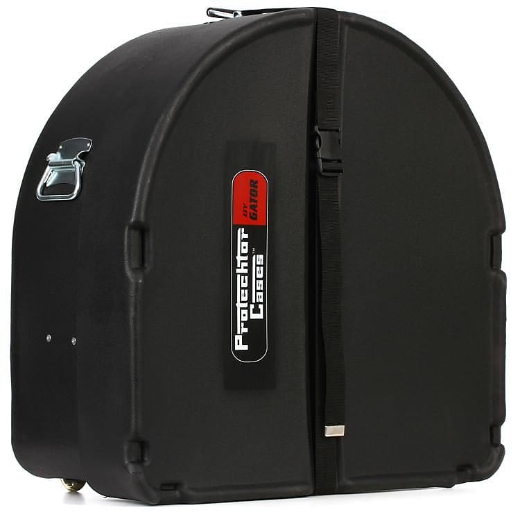 Gator Black Classic Deluxe Pan Case w/ Foam & Wheels, 22" x | Reverb