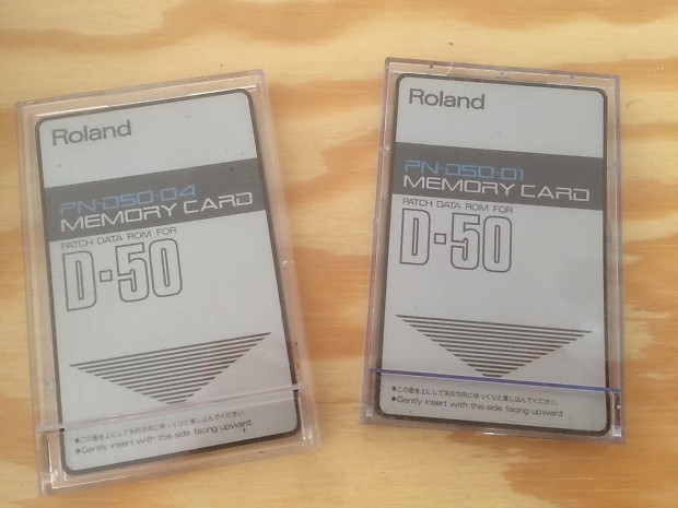 Roland PN-D50-01 ROM Patch Data Memory Card for D-50 / D-550 | Reverb