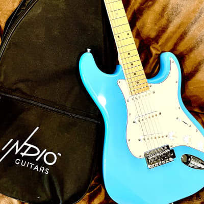 Indio Cali Classic Electric Guitar 2022 - Blue | Reverb