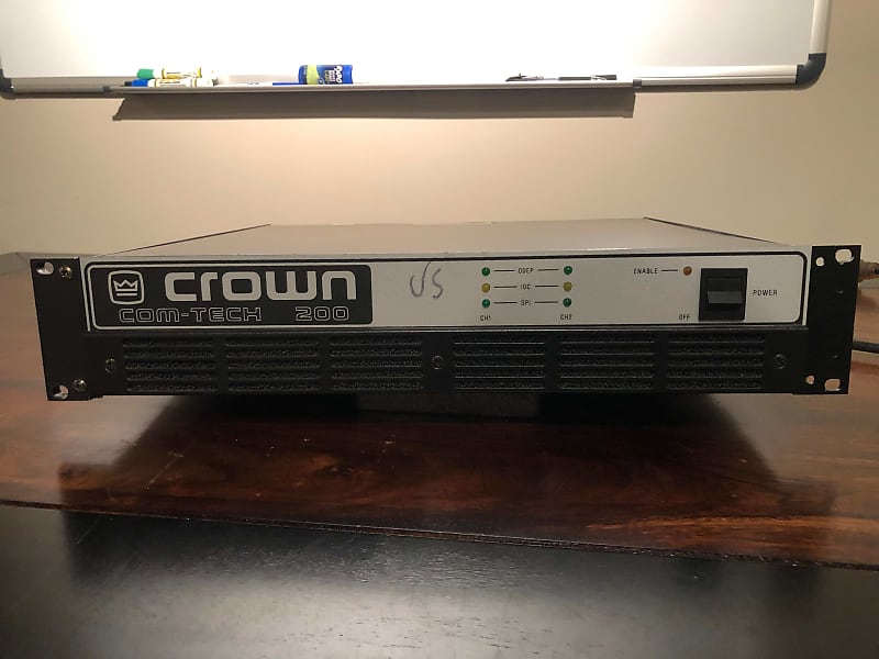 Crown Com-Tech 200 1995-2000s Black/Silver | Reverb