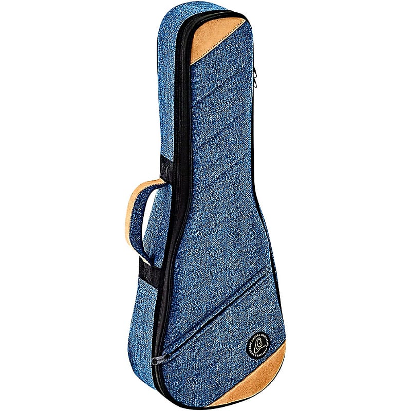 Ortega Ukulele Concert Reinforced Soft Case Blue Black | Reverb
