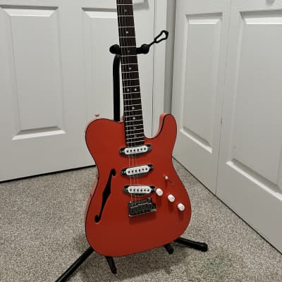 Warmoth Thinline Custom Telecaster 2022 Fiesta Red | Reverb