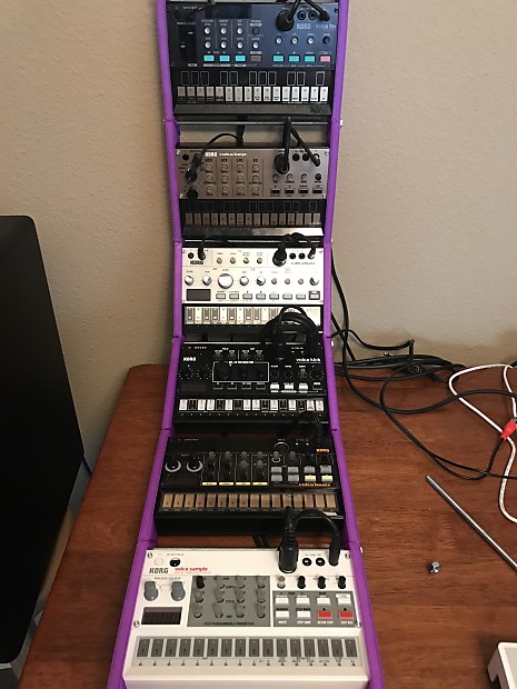 3D Synth 6-Tier Korg Volca Stand Purple | Reverb