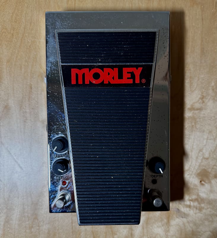 Morley Echo Plus ECV Chrome Pedal 90s - Chrome Metal | Reverb