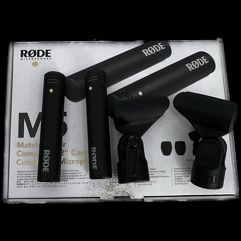 Rode M5 Small-Diaphragm Condenser Microphone Pair Used | Reverb