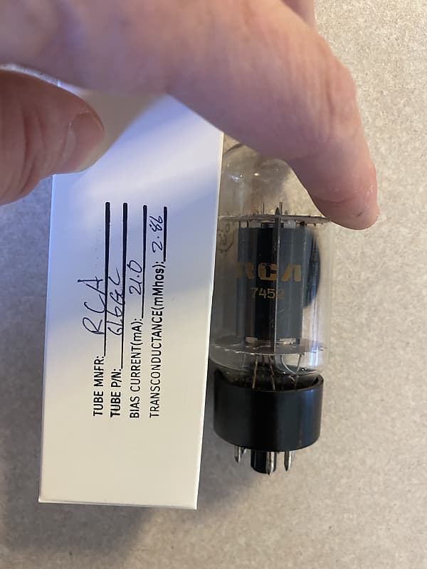 RCA 6L6 Black Plate | Reverb