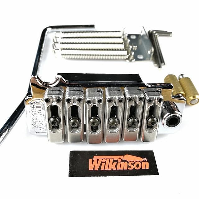 Wilkinson WVS50IIK Tremolo Bridge - Chrome | Reverb
