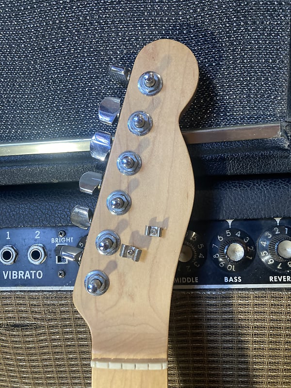 Warmoth Licensed by Fender Loaded Telecaster Neck FAT Medium | Reverb