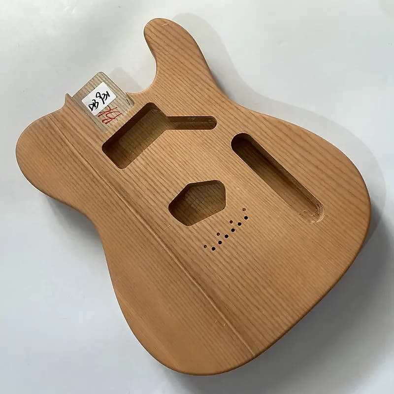 Solid Ash Wood Telecaster Tele Style Guitar Body | Reverb