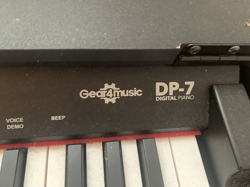 Gear4music DP-7 Compact Digital Piano 2020s - Black | Reverb