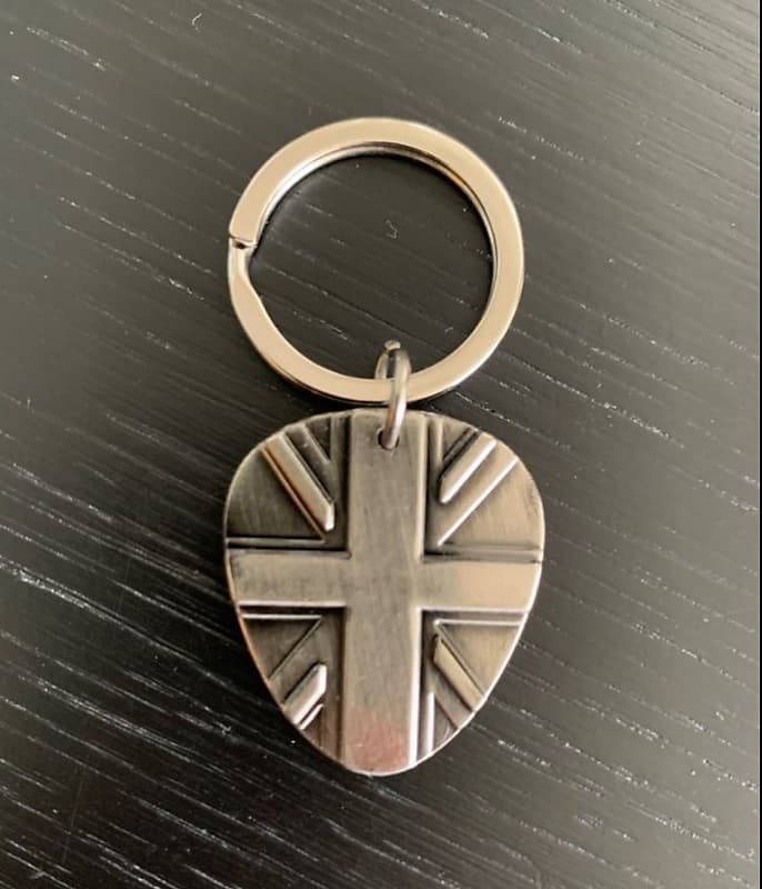 Def Leppard Union jack key ring 2015 - Metal | Reverb Australia