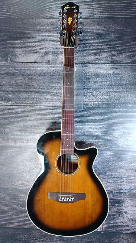 Ibanez AEG 1812II-DVS Acoustic Electric Guitar (Orlando, Lee | Reverb
