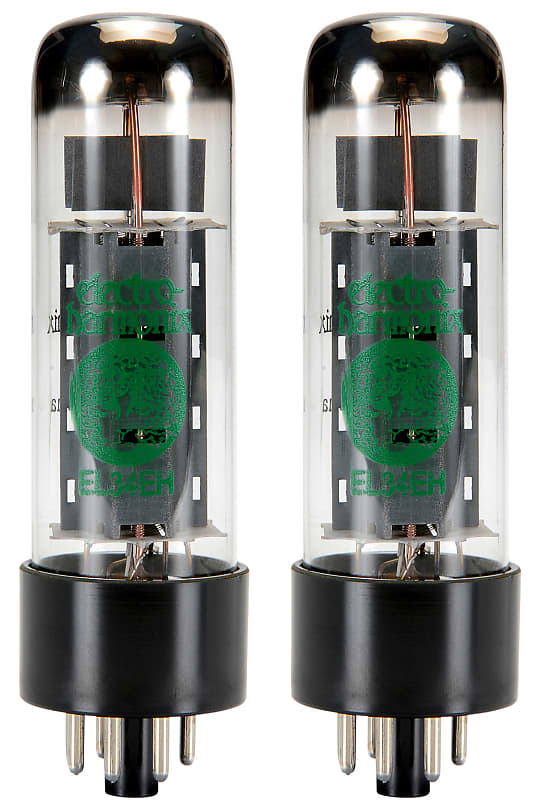 Electro-Harmonix Power Vacuum Tube, EL34, Matched Pair | Reverb