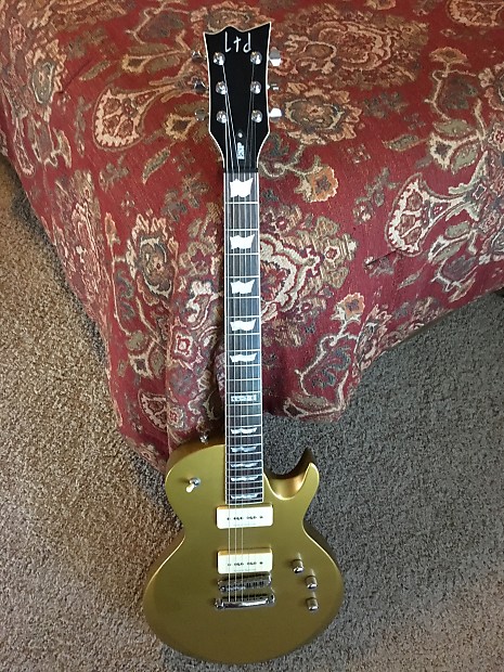 ESP LTD EC300P 2010 Gold | Reverb