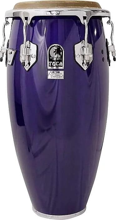 Toca Custom Deluxe Wood Conga, transparent purple, gloss | Reverb
