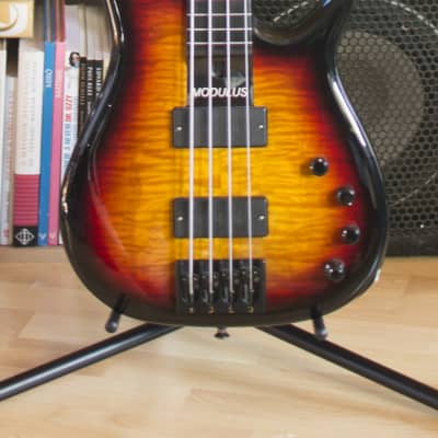 Modulus Quantum 4 Fretless 2004 - Sunburst | Reverb