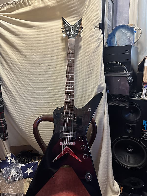 Washburn dime 332 electric guitar - Black | Reverb
