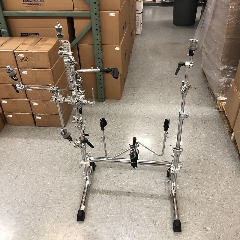 Gibraltar Drum Rack With DW Hardware - Misc 2010s - Silver | Reverb