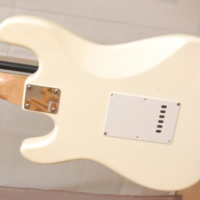 Simple white Stratocaster copy from the 90s | Reverb