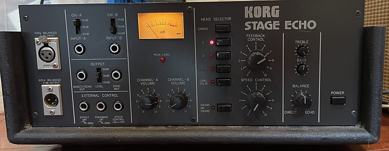 Korg Space Echo SE-500 late 70s - black/silver | Reverb