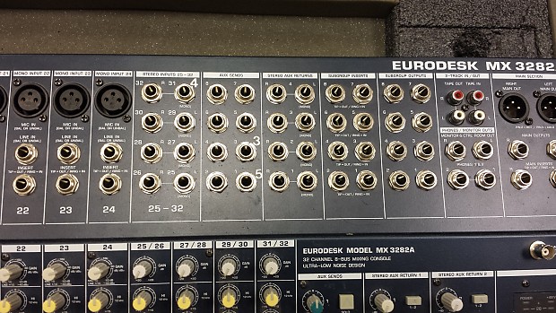 Behringer Eurodesk MX3282A Analog Mixer | Reverb Behringer Eurodesk MX3282A Analog Mixer | Reverb
