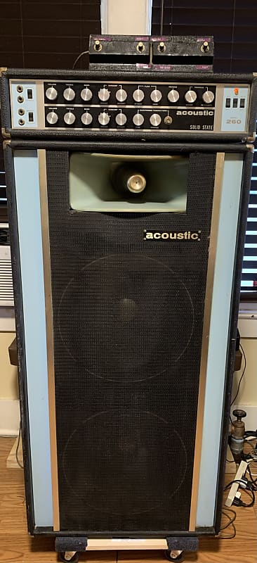 Acoustic Control Corp 260 head and 261 cabinet late 60s | Reverb