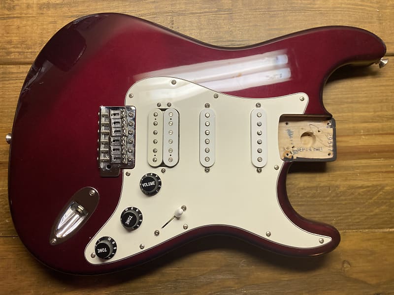 Fender Stratocaster LOADED body with bridge, pickups, tone | Reverb