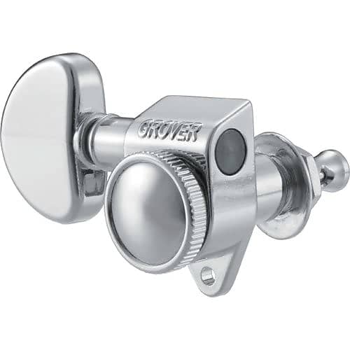 Chrome Grover 3L+3R Roto Grip Locking Rotomatics Machine head | Reverb