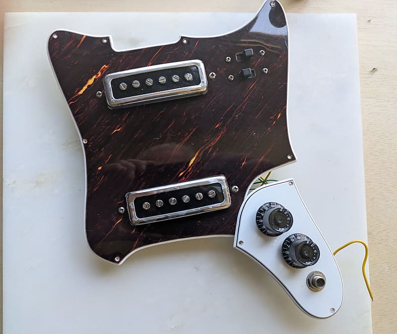 1960's Japan Teisco Decca, Pickguard Assembly | Reverb