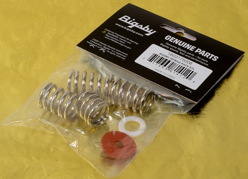 Bigsby Spring Pack With Four Springs, Spring Washer and Red | Reverb