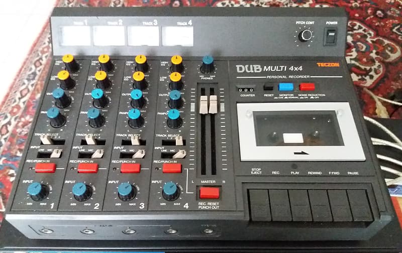 Rare Vintage Cassette Multitracker Teczon Dub Multi 4x4 | Reverb UK