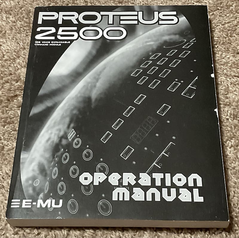Emu Proteus 2500 Manual - 2001 | Reverb