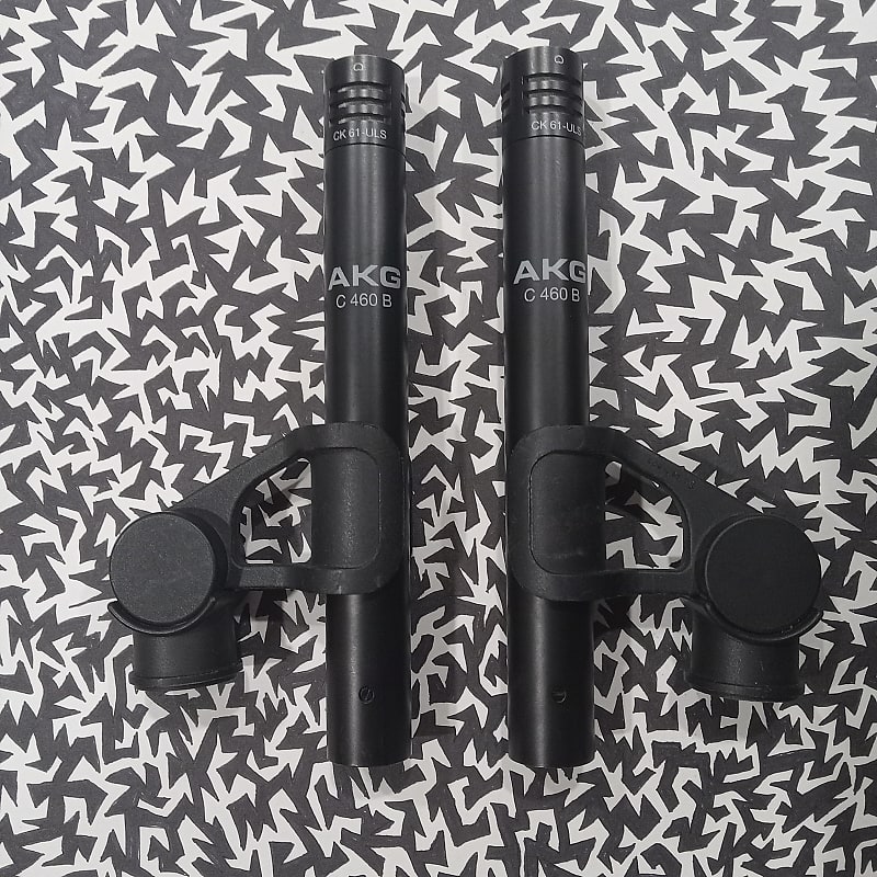 akg C460B mic bodies with CK61 uls cardioid capsules and SA40 | Reverb