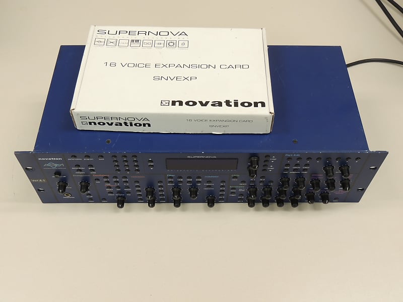Novation SuperNova Ver 4.01 44 Voice Synth Module [Three Wave | Reverb