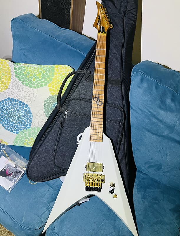 Solar Guitars V1.6VW Wolfmaster - Vintage White | Reverb