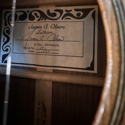 James Olson SJ Cutaway 1985 | Reverb