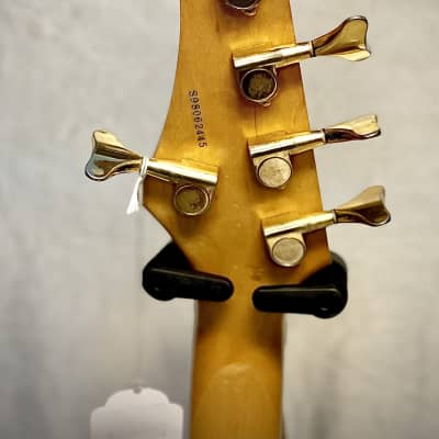 Samick Artist Series 5 String Bass- White with Gold Hardware | Reverb