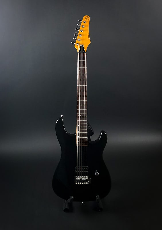 Samick SS50 Electric Guitar, Gloss Black | Reverb