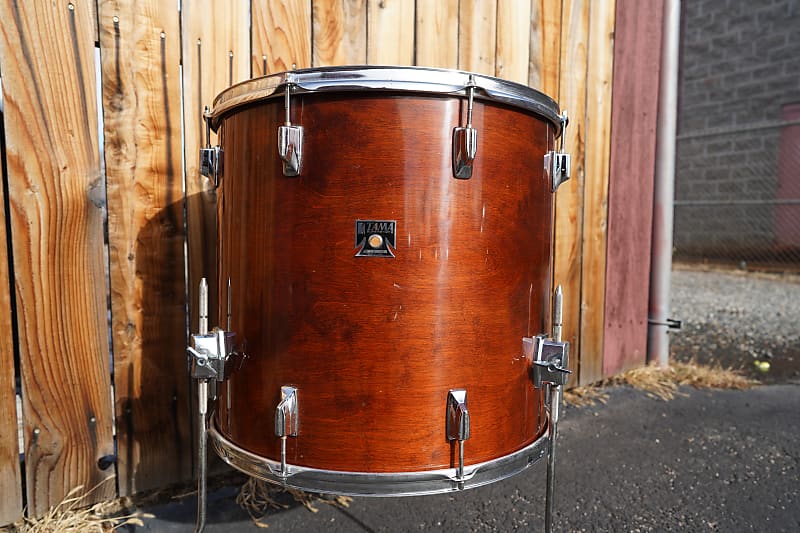 Vintage Tama/Japan Superstar Rare 20" Birch Floor Tom With | Reverb
