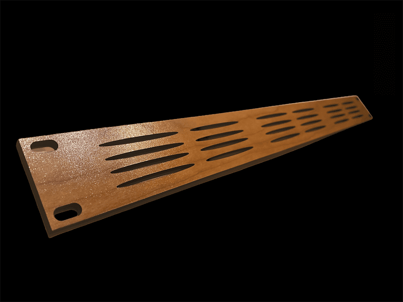 Nice Racks 1u Vented Wood Rack Panels Cherry Maple Or Walnut Reverb