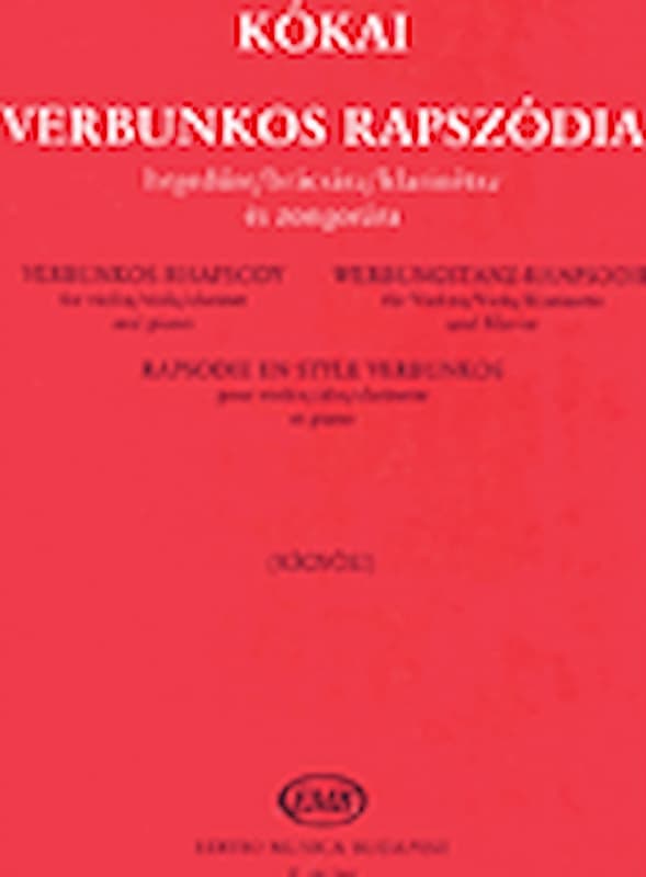 Verbunkos Rhapsody for Violin or Viola or Clarinet with Piano | Reverb