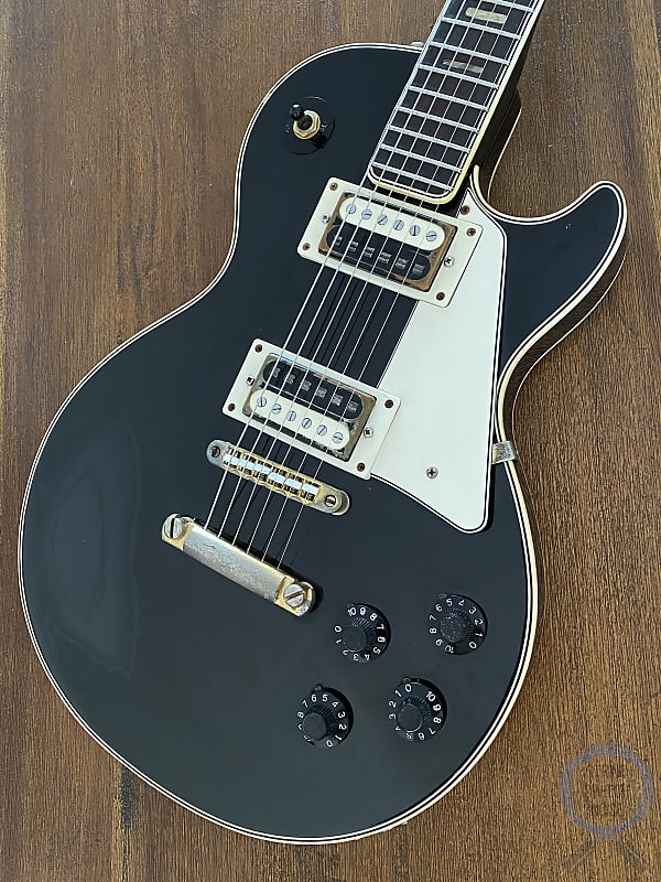 Greco, Les Paul, Guitar, Ebony, 1973 Vintage, Black Beauty | Reverb