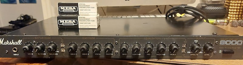 Marshall ALL TUBE PREAMP 9001 BLACK FROM 9000 SERIES | Reverb